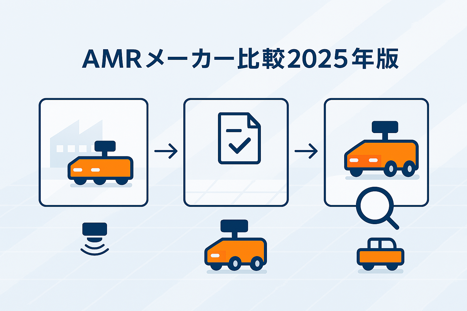 AMRメーカー比較2025年版｜国内外の主要メーカーと製品の特徴を解説